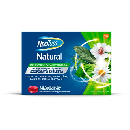 NeoTuss Natural szopogató cukorka, 16db - eMAG.hu
