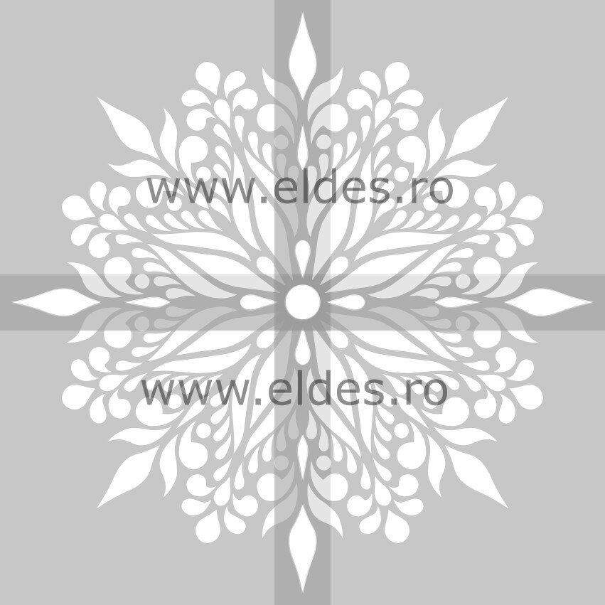 Sablon Refolosibil Mandala Flower diametru 70cm SP67.1PE4.70 - eMAG.ro