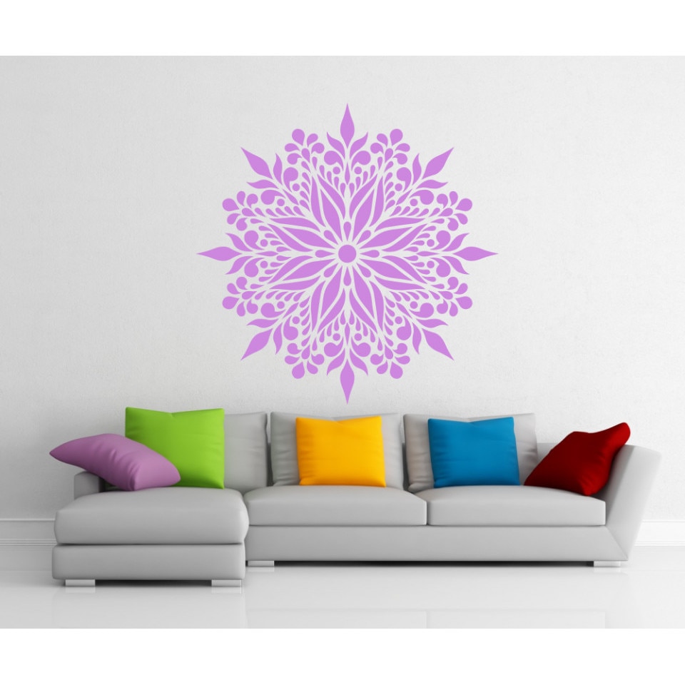Sablon Refolosibil Mandala Flower diametru 70cm SP67.1PE4.70 - eMAG.ro