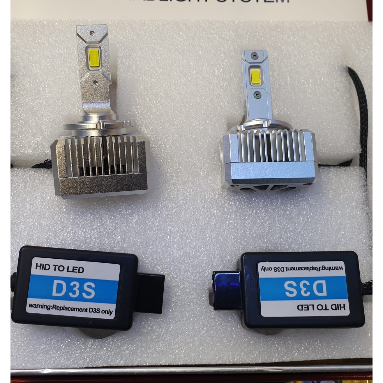 Kit de 2 becuri led conversie HID to LED D3s/r plug and play 35w - eMAG.ro