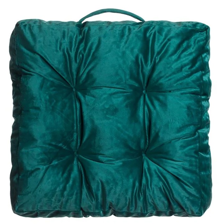 Perna pentru podea si scaun, Home, Decorativa, 46 x 46 x 8 cm, Albastra ...