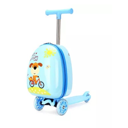 Trotineta Pliabila Pentru Copii, cu Roti Luminoase, Inaltime Reglabila ...