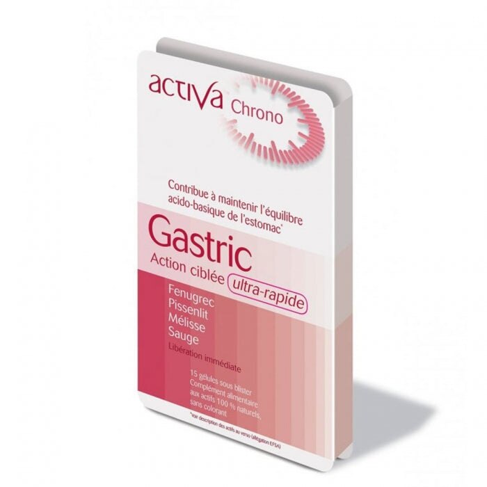 Supliment alimentar Gastric, Activa, Papadie/Salvie, 15 capsule - eMAG.ro