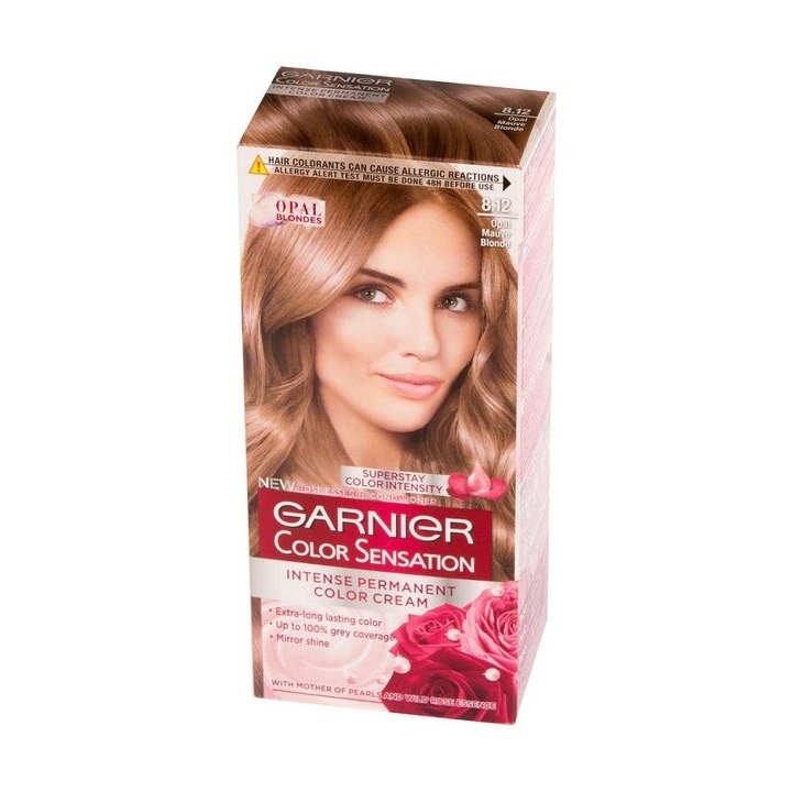 Set Vopsea de Par Permanenta cu Amoniac Garnier Color Sensation 8.12 ...