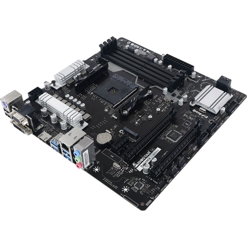 Placa de baza Biostar B450MX, AMD B450, Micro ATX, SocketAM4, DDR4, 4 ...