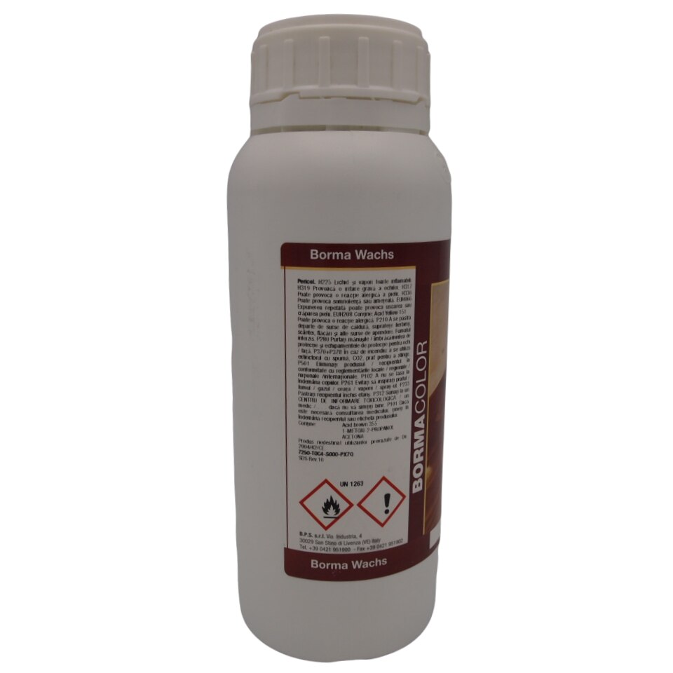 Pigment concentrat pentru lemn, Borma Wachs, Holzfarbe, culoare Nuc ...