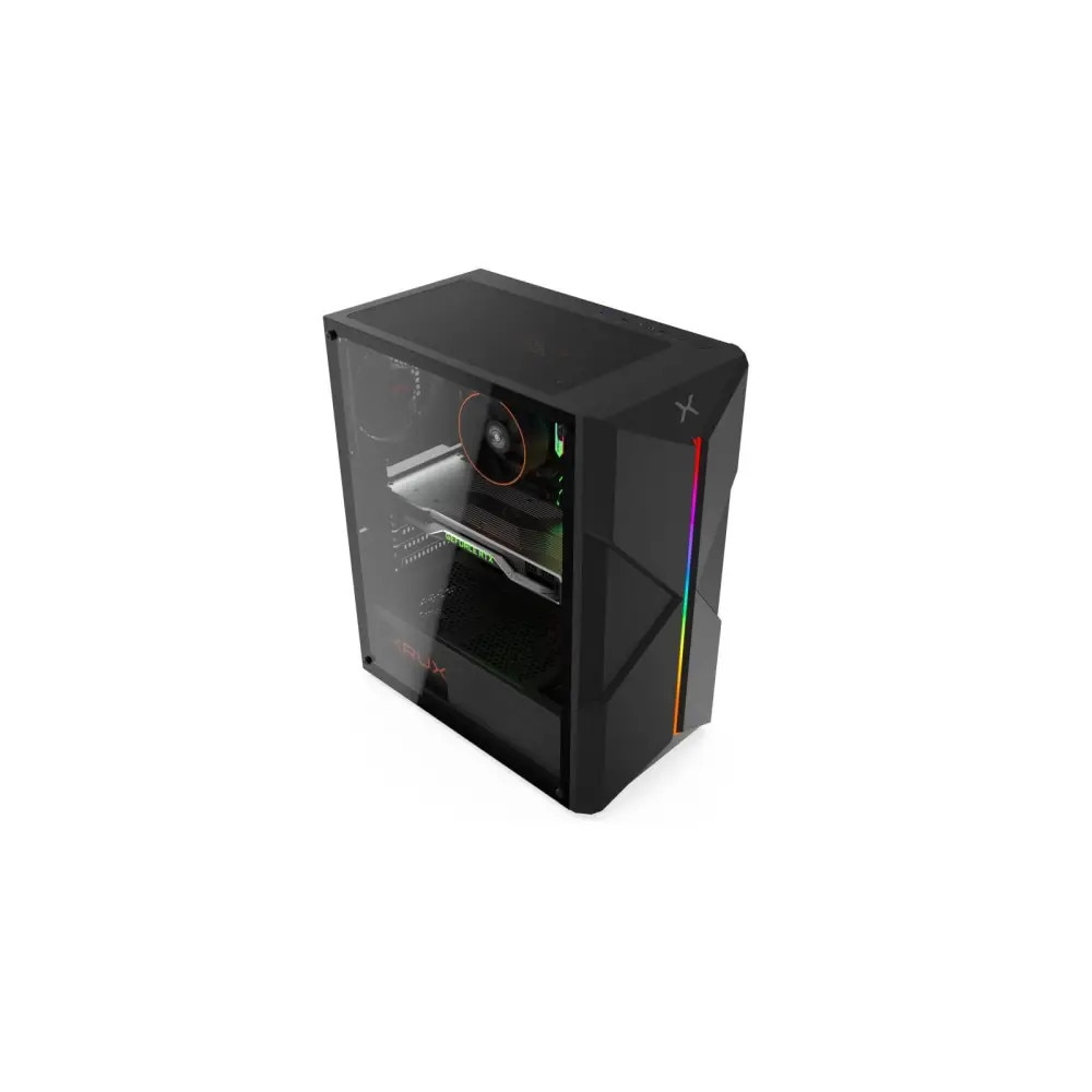 Carcasa PC Krux Astral ARGB, KRX0031, Micro ATX, Mini ITX, ATX, Negru ...