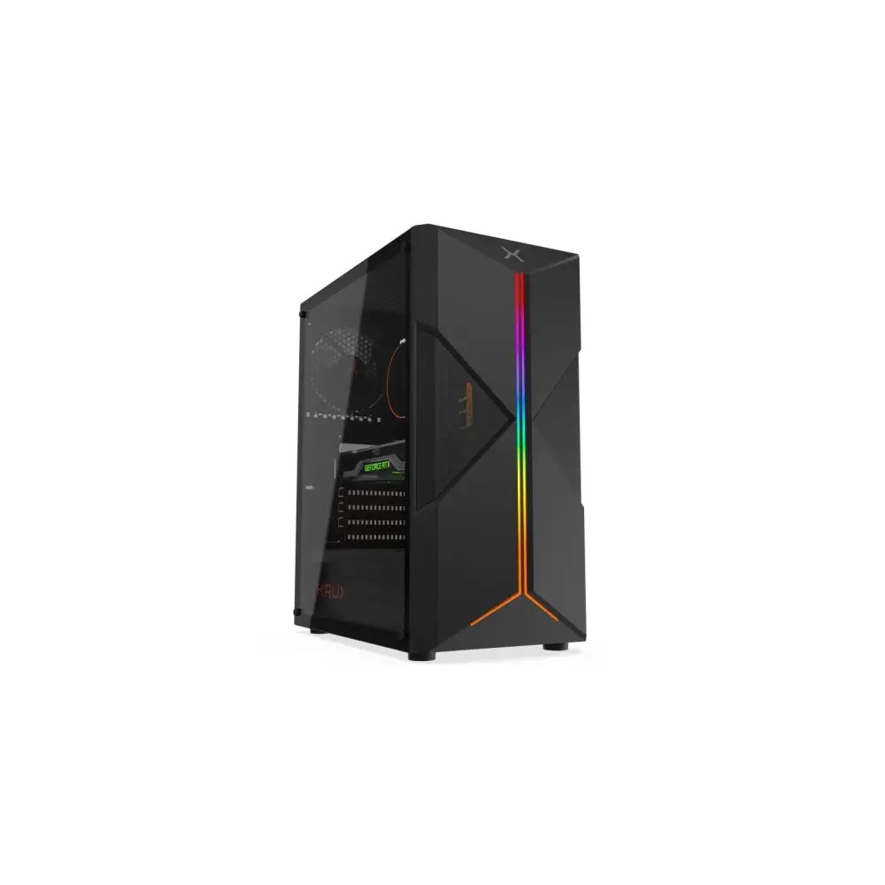 Carcasa PC Krux Astral ARGB, KRX0031, Micro ATX, Mini ITX, ATX, Negru ...