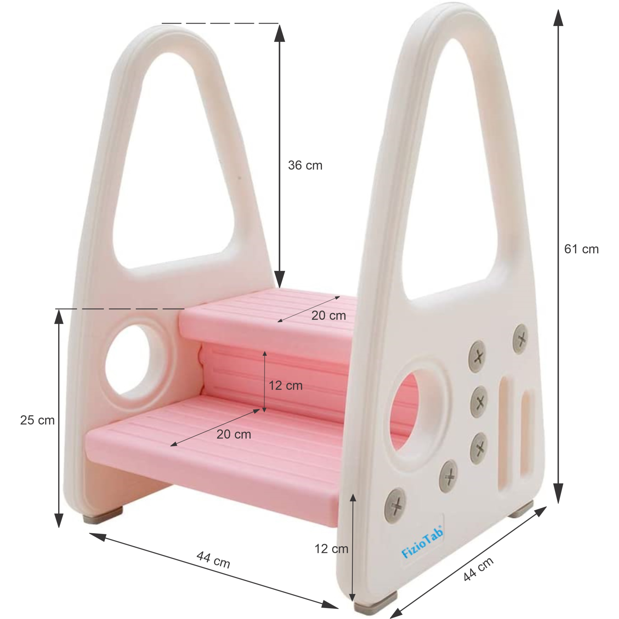 Inaltator Copii cu Manere, FizioTab®, cu Doua Trepte si Suprafata Anti ...