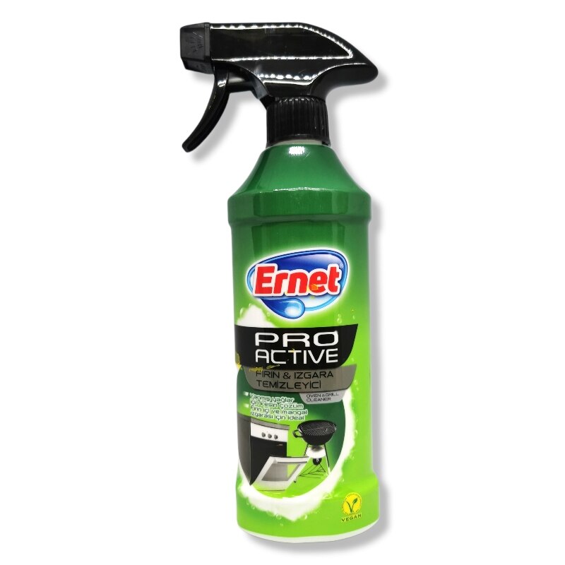 Почистващ препарат за фурни и грил Ernet, Pro active, 435мл - eMAG.bg