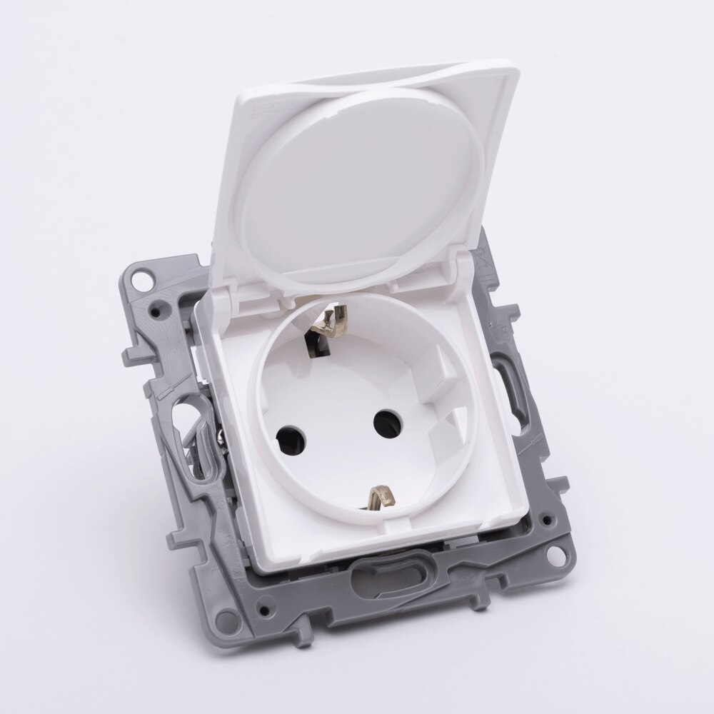 Priza cu Capac Schuko, Impamantare 16A, Legrand, factor de protectie IP ...