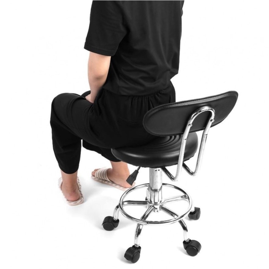 Set 2 scaune salon, pedichiura, manichiura, cosmetica, taburet ...