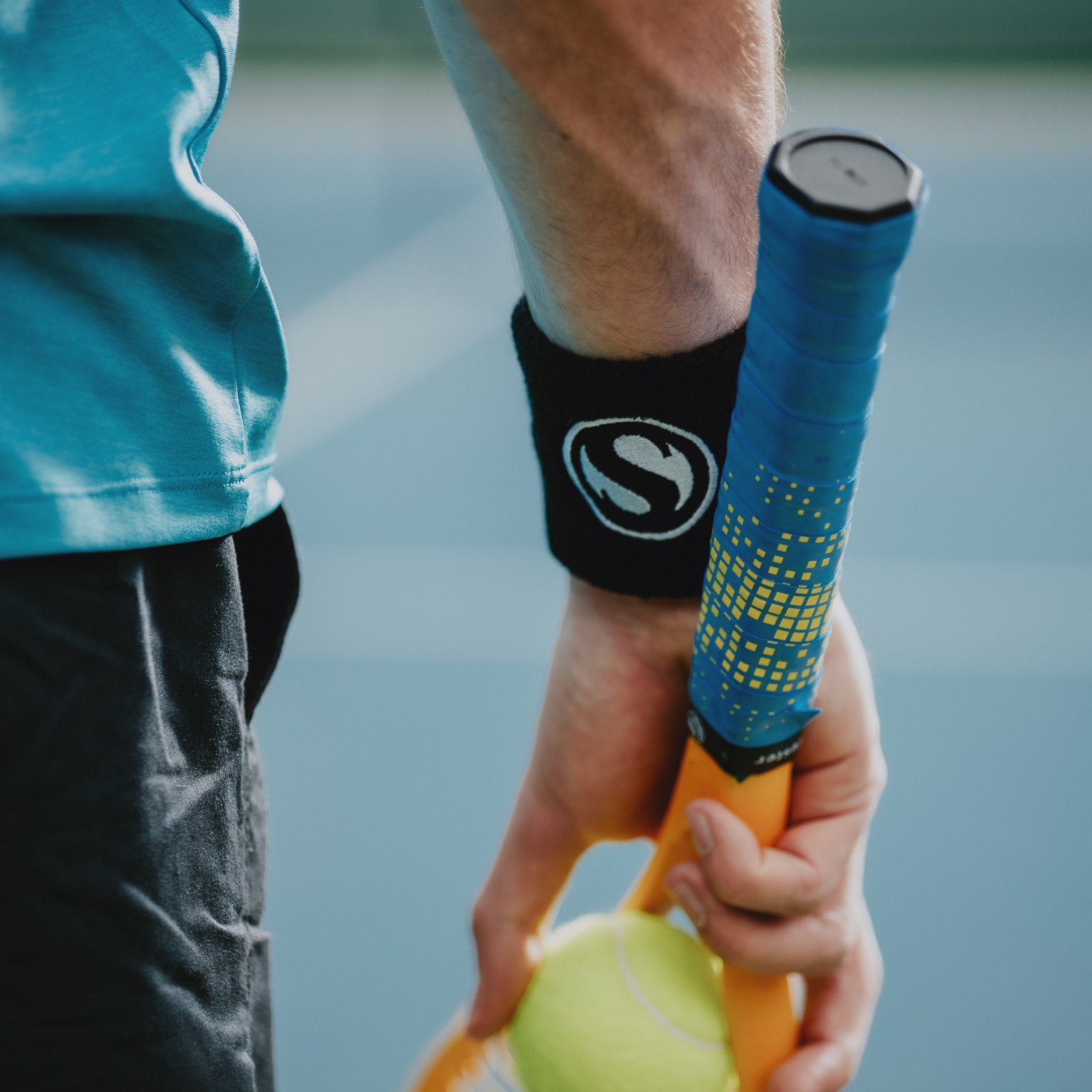 Manseta Tenis, Silvester, Negru - eMAG.ro