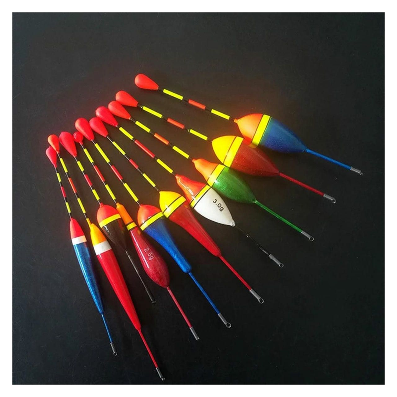 Set 10 flotoare pentru pescuit 0,8 - 4,5 g AVX-AG103A - eMAG.ro