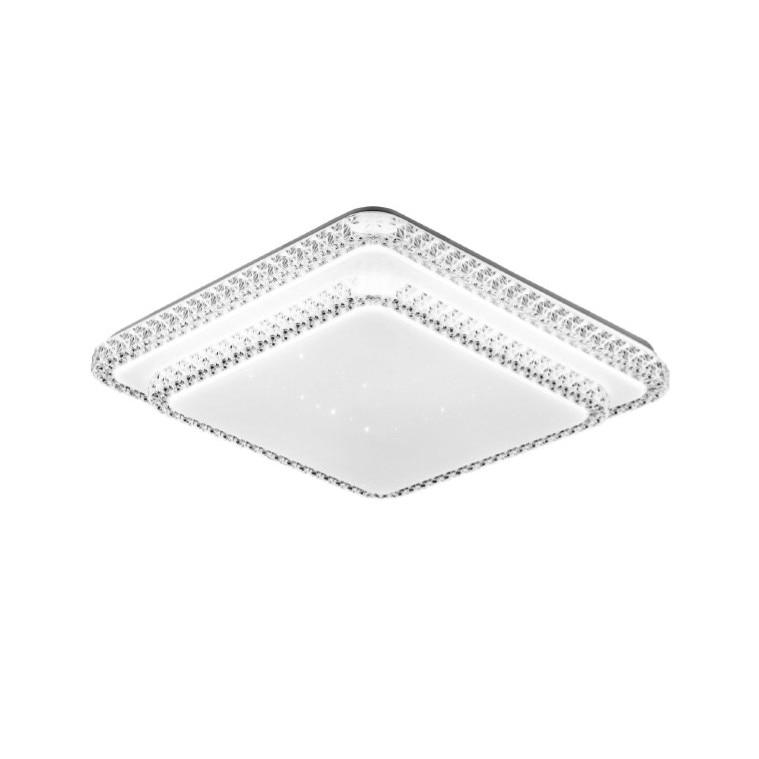 Plafoniera LED cu telecomanda LAVA, 2x48W, 3 culori, 530mm - eMAG.ro
