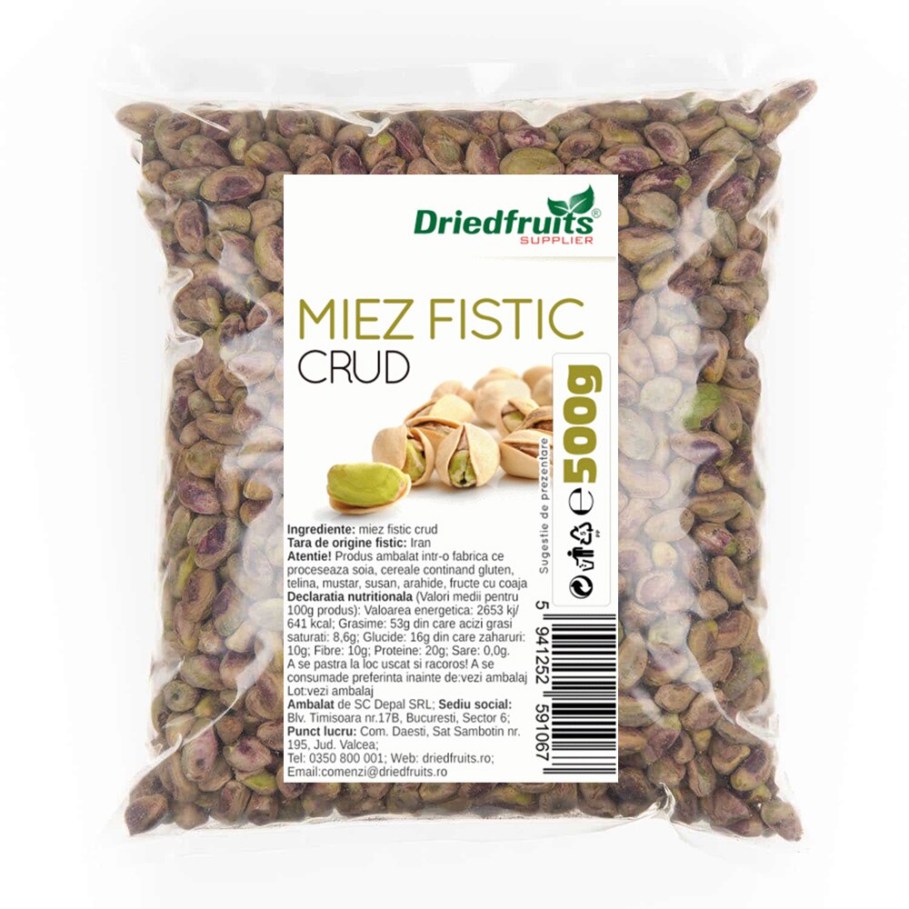 Miez fistic crud - 500 g - eMAG.ro