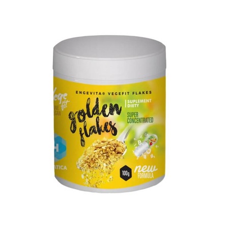 Fulgi de drojdie inactiva Golden Flakes, Hepatica, 100 g - eMAG.ro