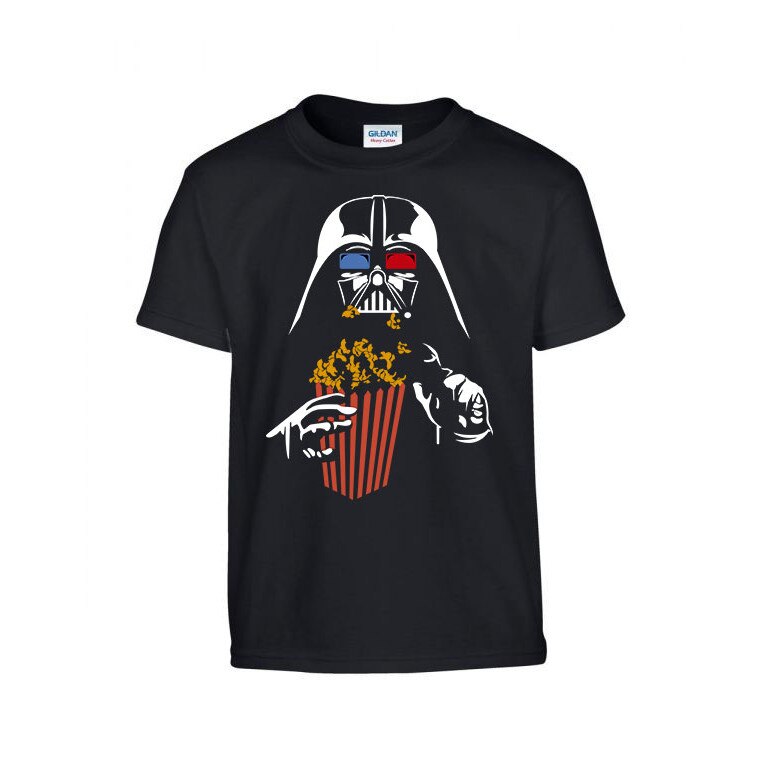 Mintás Gyerek Póló - darth vader popcorn mozi - 7/8 éves - eMAG.hu