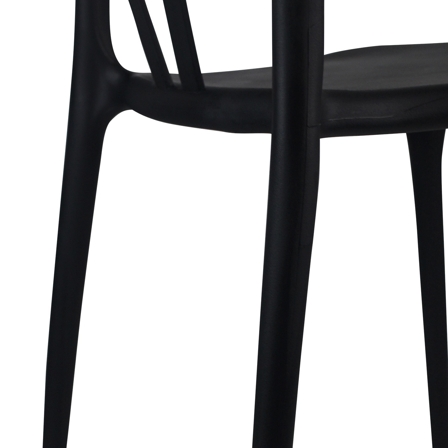 Set 4 scaune Thinia Home, Polipropilena, 75x52x49.5cm, Negru - eMAG.ro