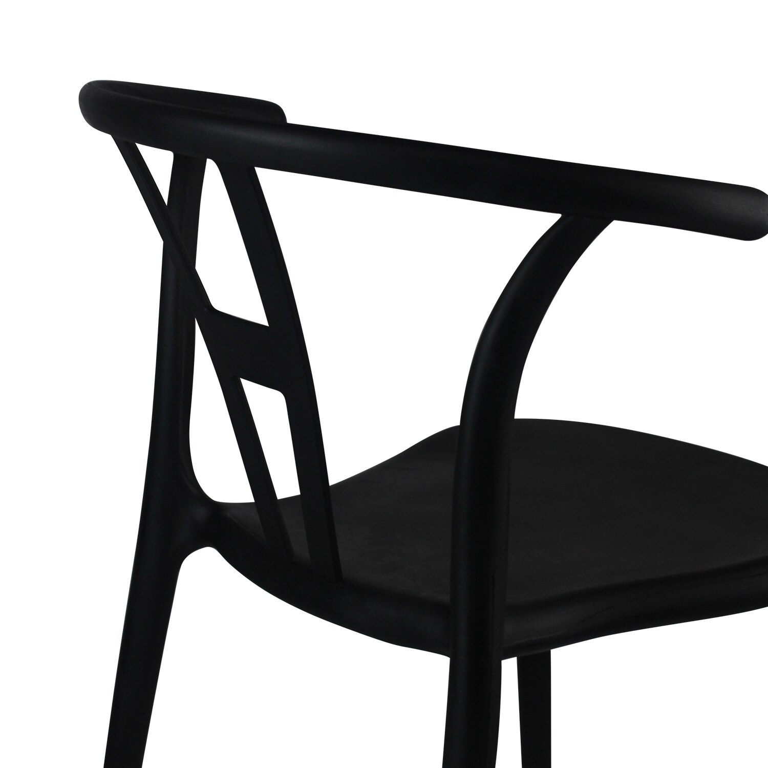 Set 4 scaune Thinia Home, Polipropilena, 75x52x49.5cm, Negru - eMAG.ro