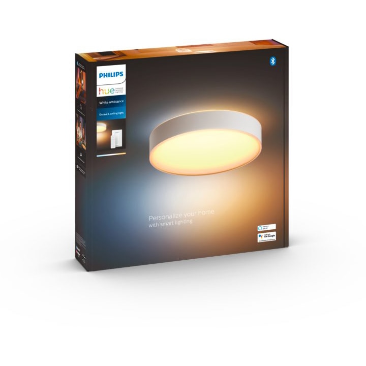 Plafoniera LED inteligenta Philips Hue Enrave, Bluetooth, 33.5W, 4300 ...