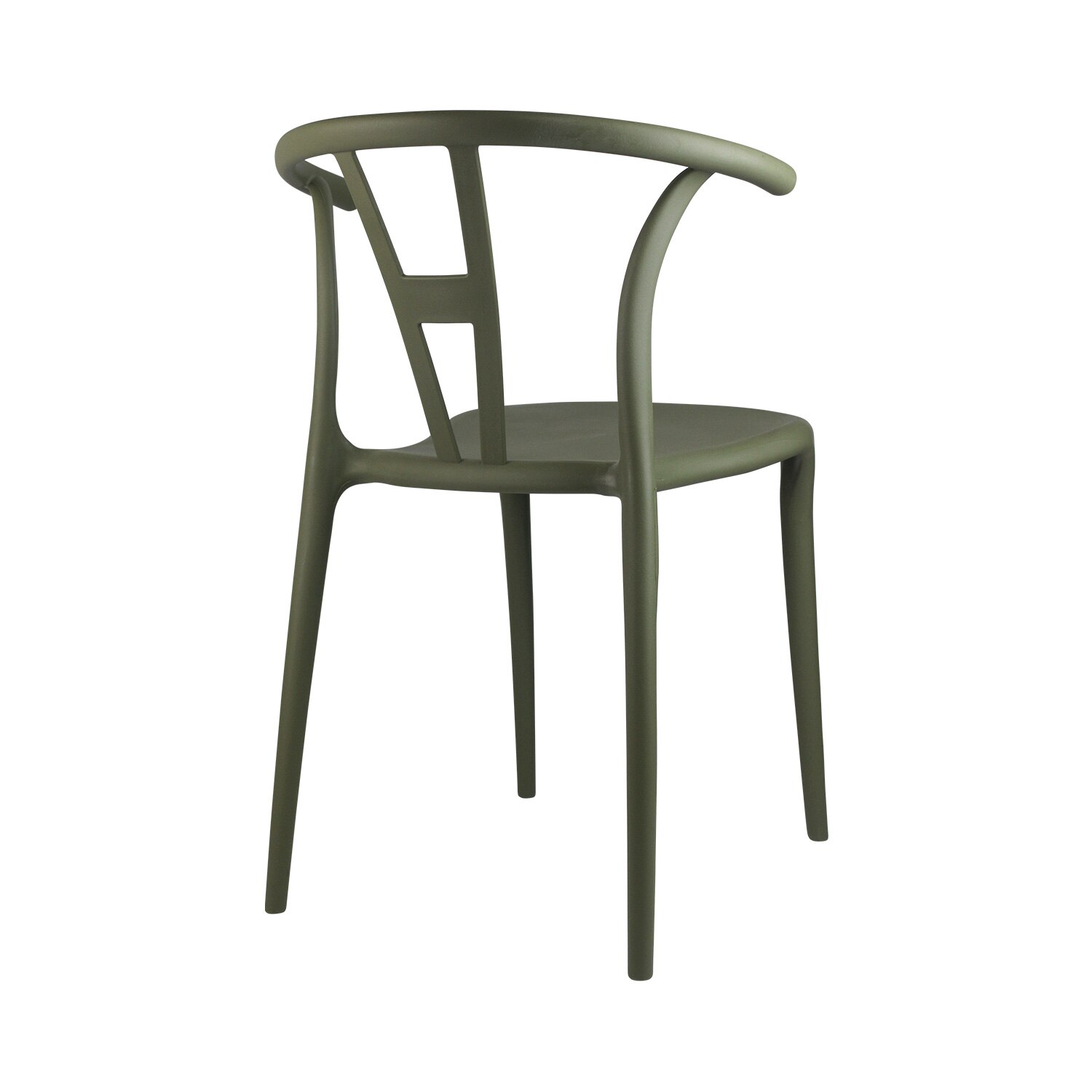 Set 4 scaune Thinia Home, Polipropilena, 75x52x49.5cm, Verde - eMAG.ro