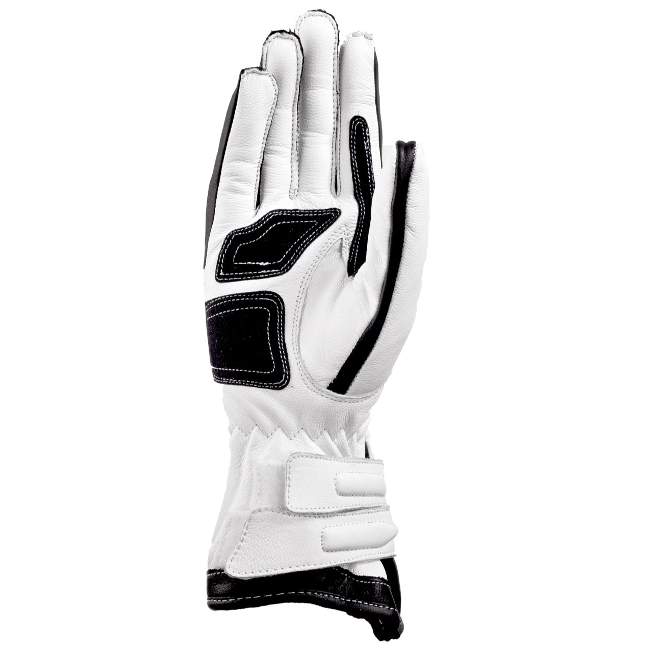 Manusi moto dama SHIMA, Modena, piele naturala Alb S - eMAG.ro