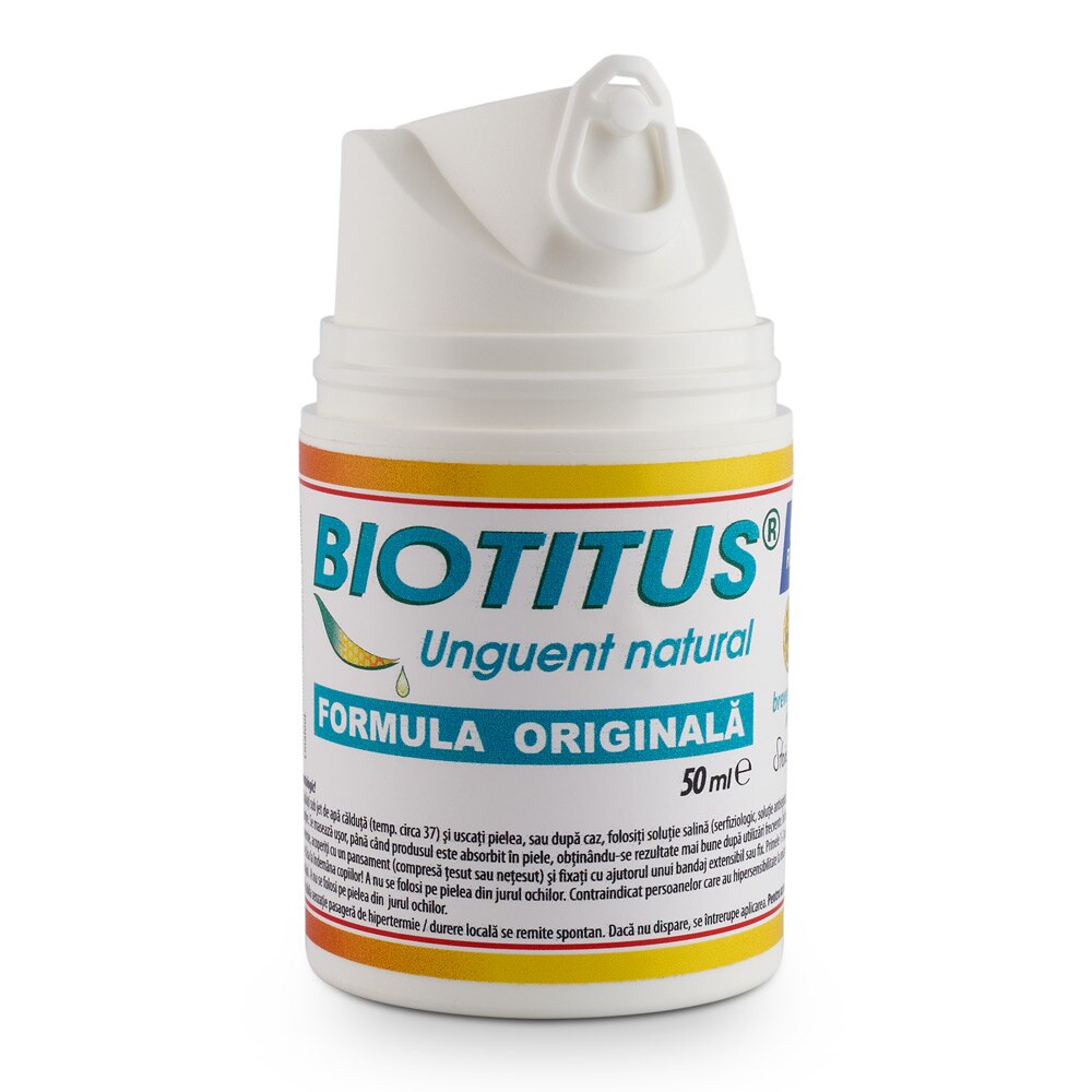 Unguent BIOTITUS Formula Originala – Airless 50ml - eMAG.ro