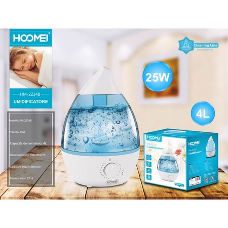 HOOMEI HM-2234 Párásító, Légtisztító (25W Kék-Fehér) - eMAG.hu