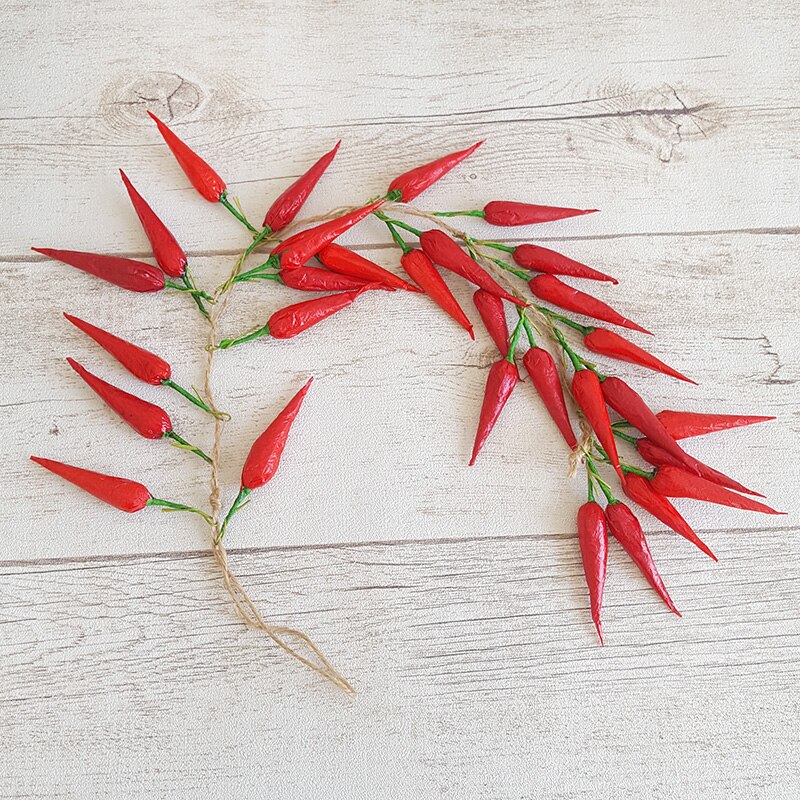 Ciorchine de ardei artificiali pentru decor, 30 bucati - eMAG.ro