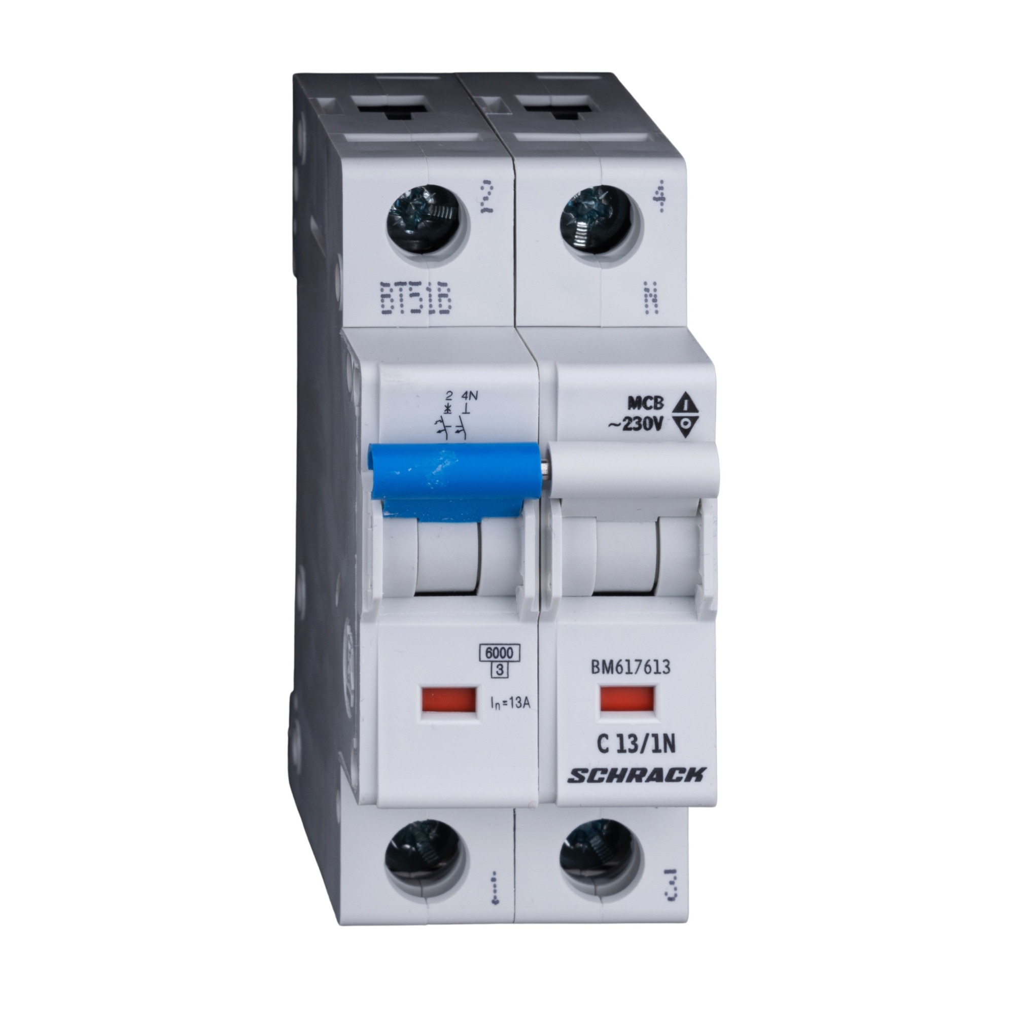 Intreruptor automat, Schrack, C13/1+N 6kA - eMAG.ro