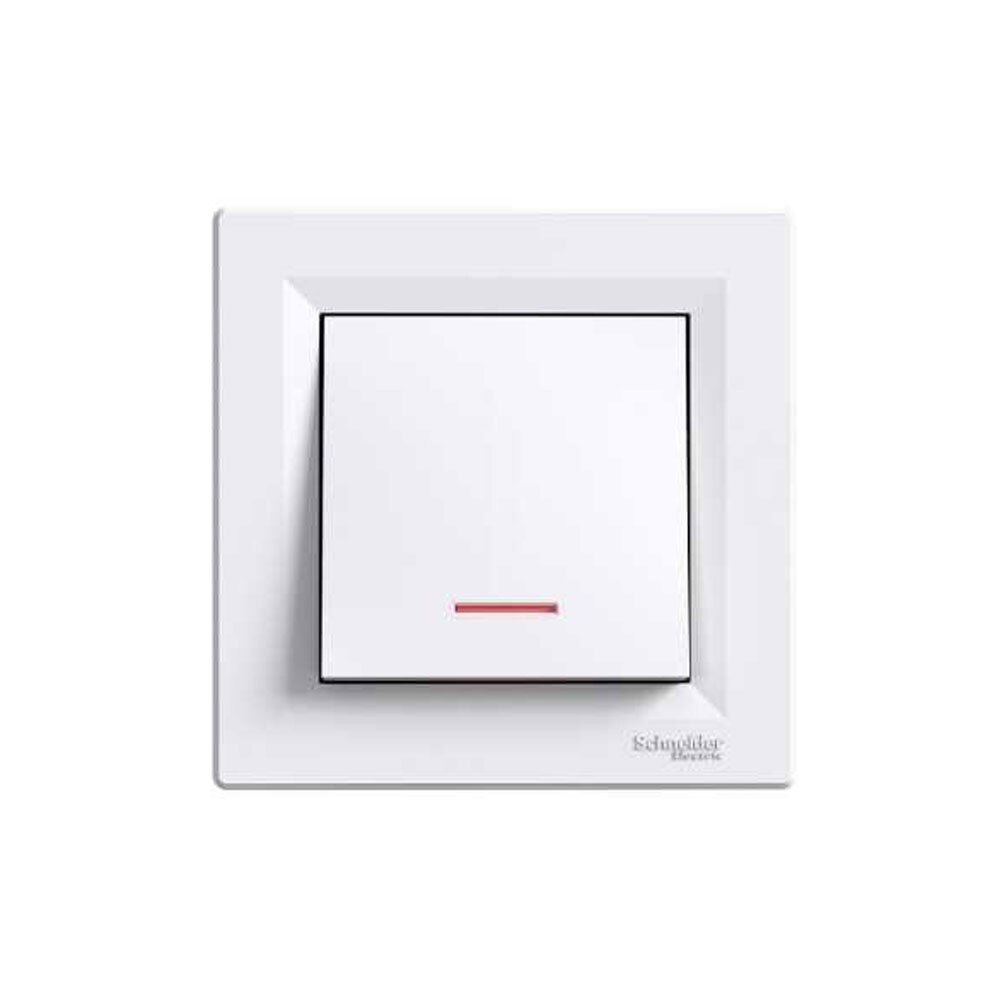 Intrerupator simplu cu indicator luminos EPH1400121, incastrat, rama ...