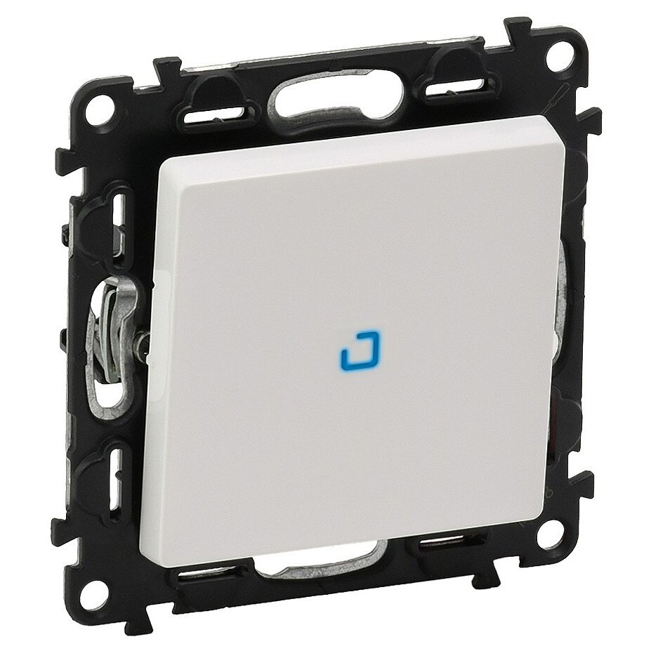 Intrerupator simplu cu indicator luminos FR 752110, incastrat, alb ...