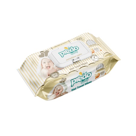Predo Nedves törlőkendő, babáknak, 100 db/csomag - eMAG.hu