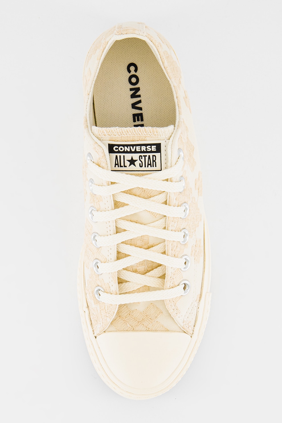 Converse, Tenisi cu model Chuck Taylor All Star Lift, Crem, 7 - eMAG.ro