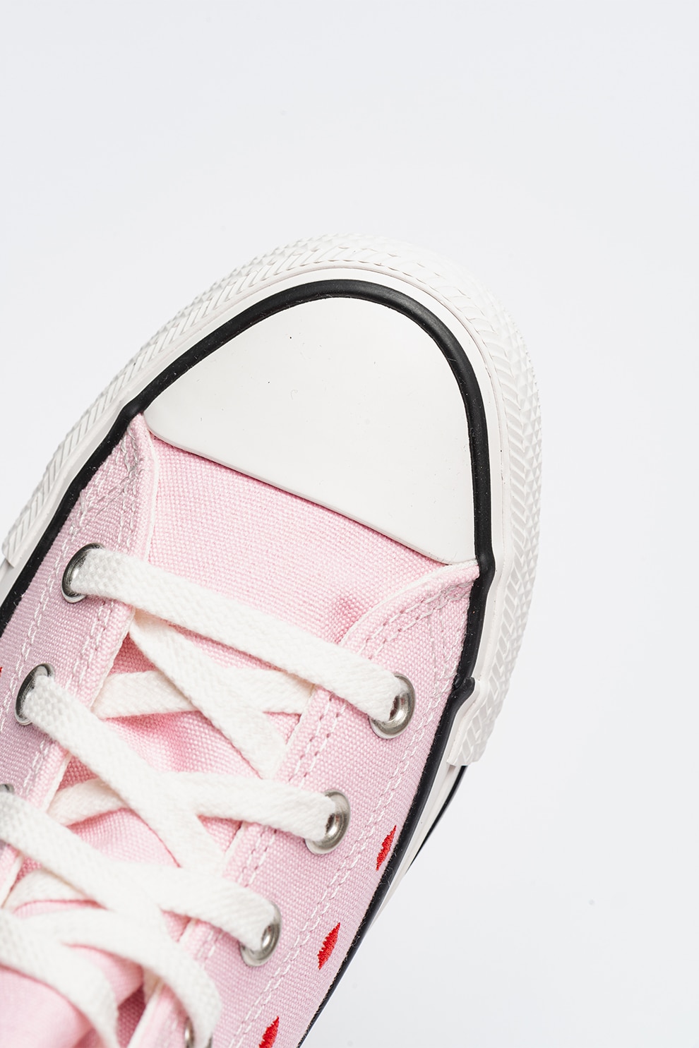 Converse, Tenisi medii cu detalii brodate Chuck Taylor All Star, Roz, 5 ...