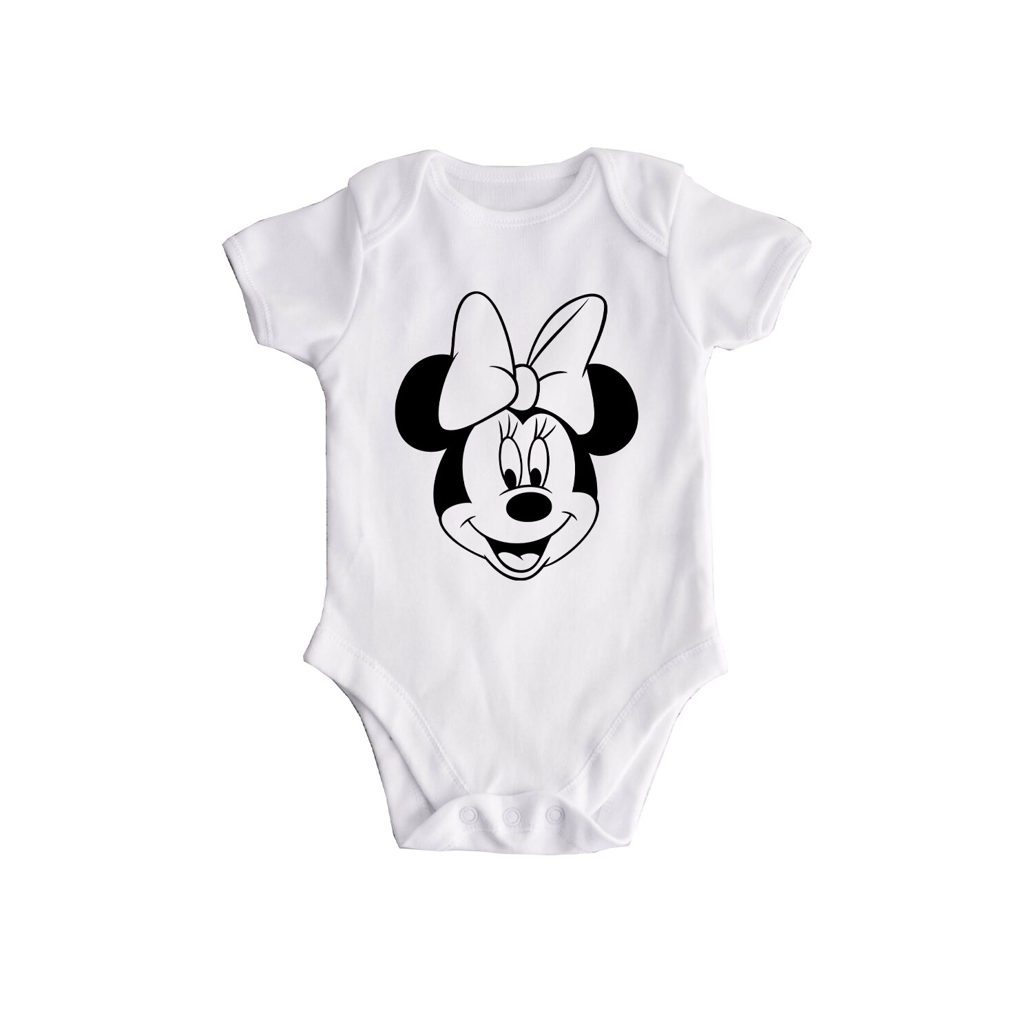 Body Copii, Disney, Minnie 2, alb, 50-56 cm - eMAG.ro