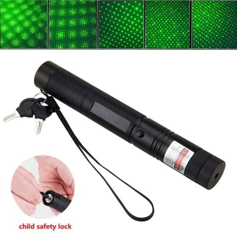 Laser pointer verde cu acumulator puternic - eMAG.ro