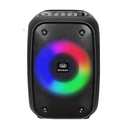 Boxa Bluetooth, Trevi, XF150, cu lumini, Negru - eMAG.ro