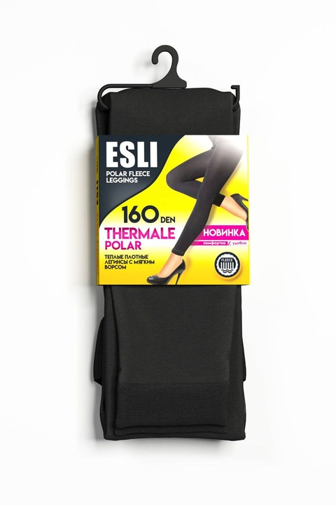Colanti grosi cu polar, Esli Thermale Polar 160 Den, Negru, 3-M - eMAG.ro
