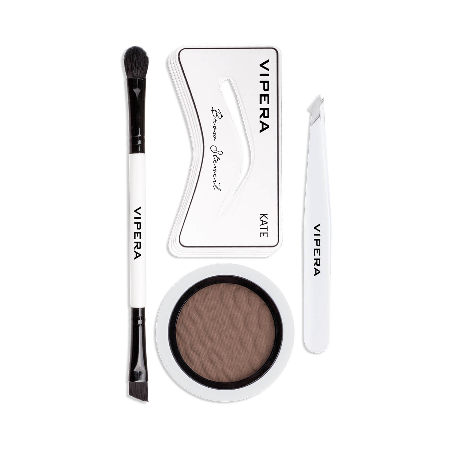 Kit pentru definirea sprancenelor Celebrity Eyebrow, 02 Maro, 4.5 g ...