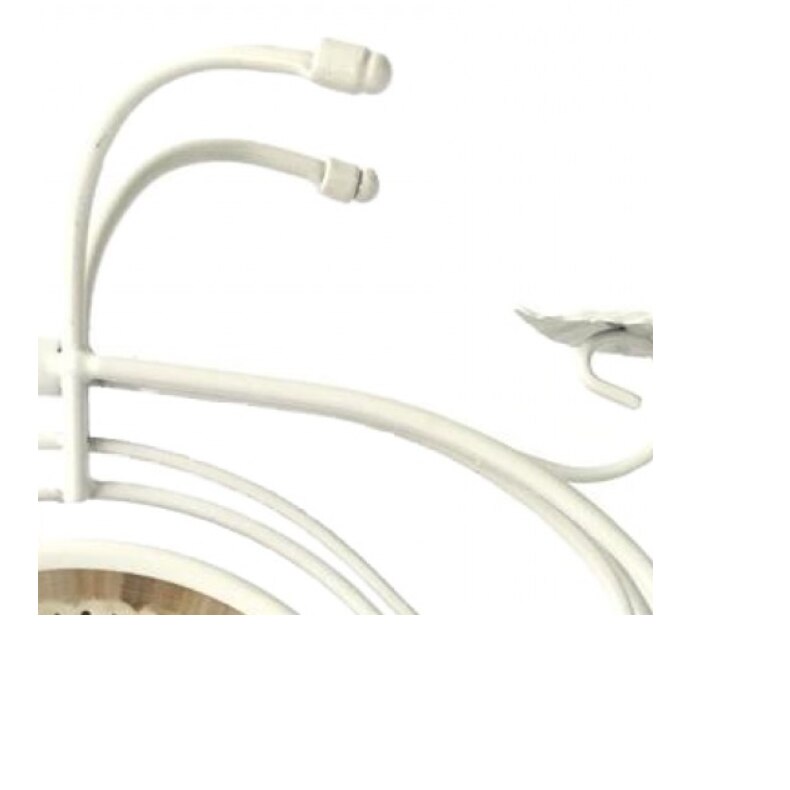 Ceas birou, analog, model bicicleta, alb, 27.5 x 10 x 30 cm - eMAG.ro