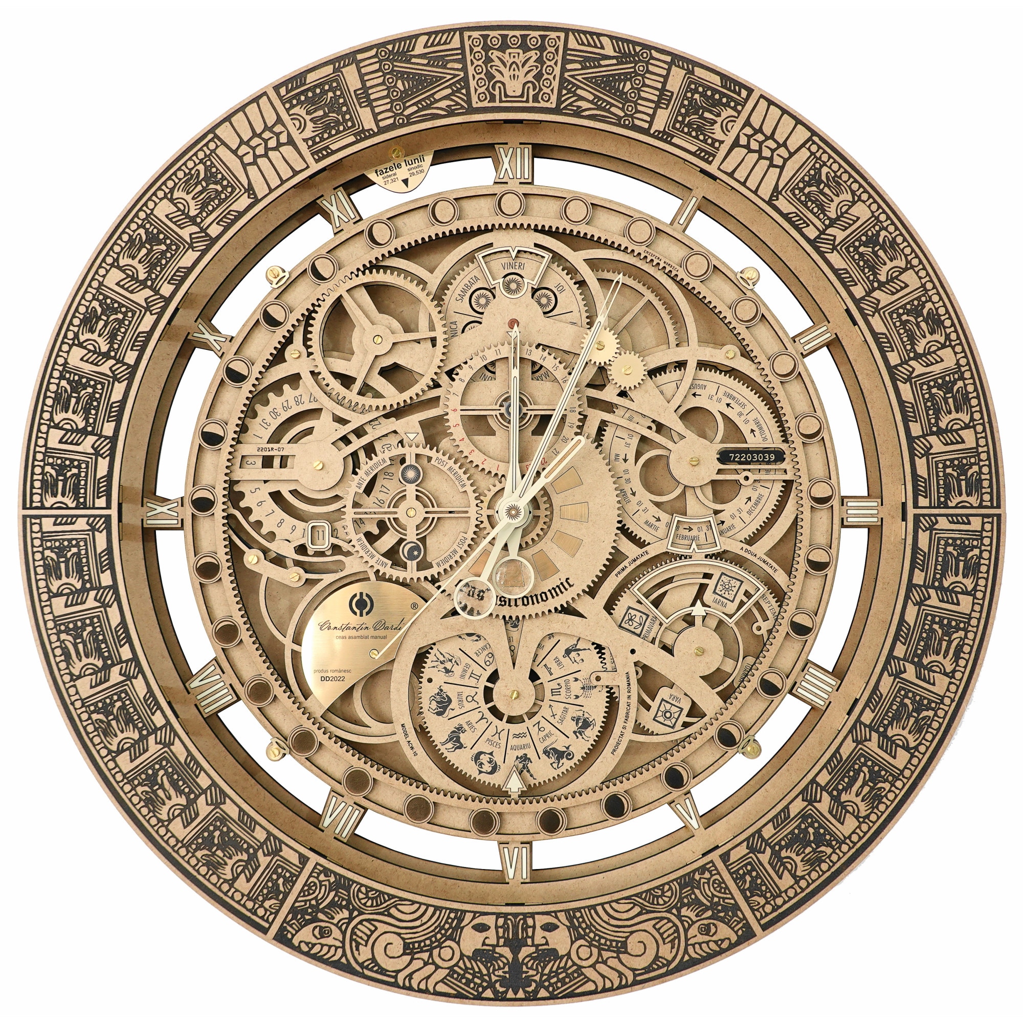 Ceas Astronomic Grand Constantin Dardi, Natur, 55 cm - eMAG.ro