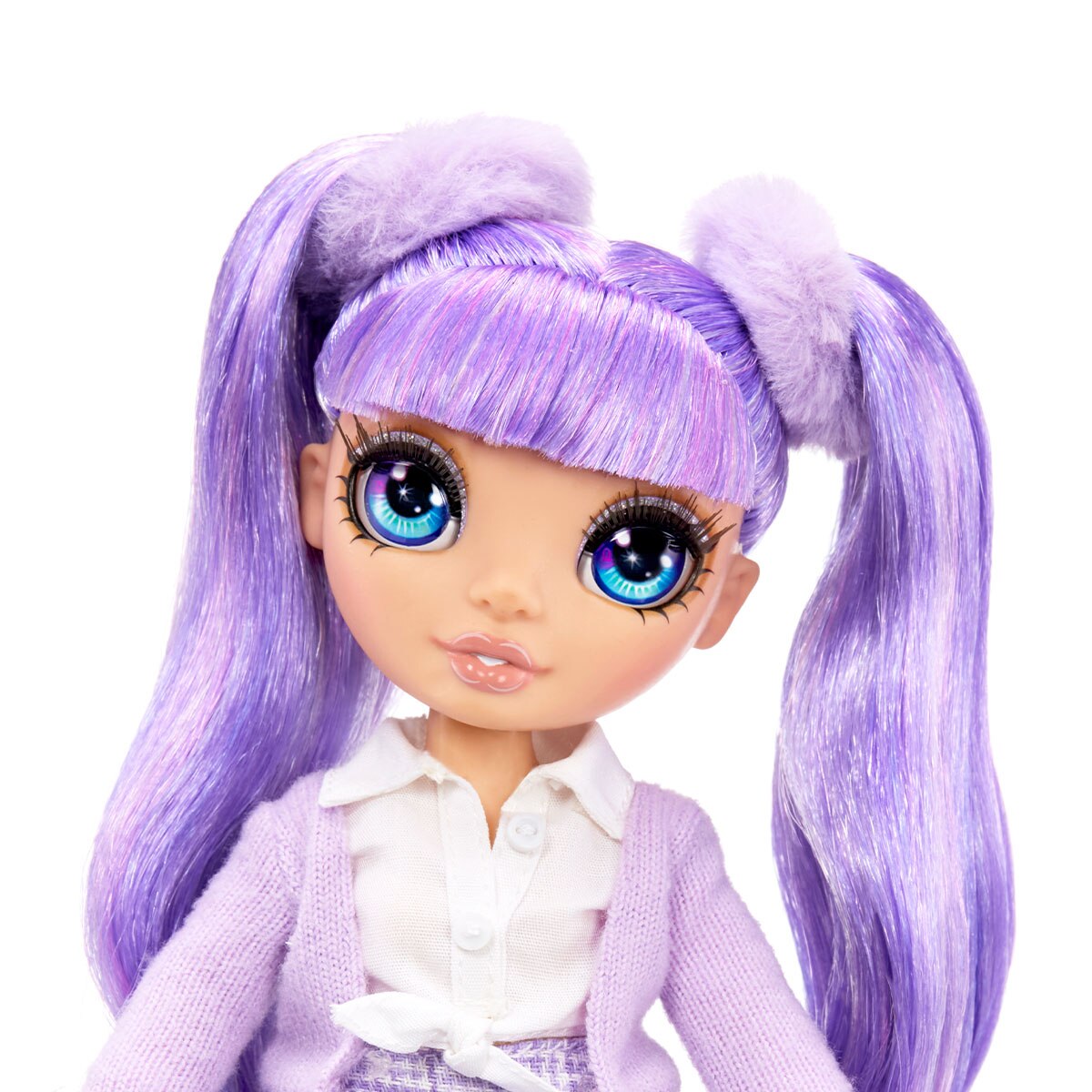 Papusa Rainbow High Junior, Violet Willow, 23 cm, cu accesorii - eMAG.ro