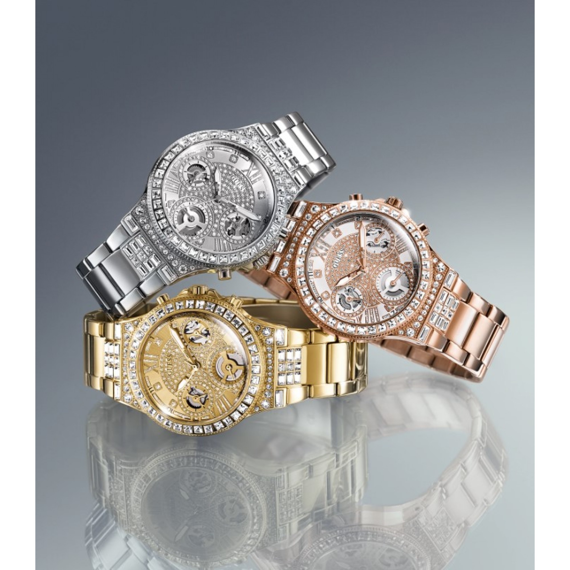 Ceas Dama, GUESS, Moonlight GW0320L3 - eMAG.ro