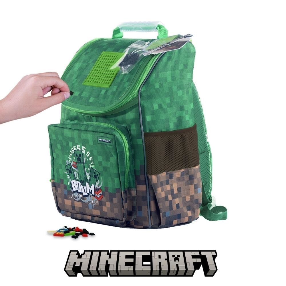 Ученическа раница MINECRAFT Pixie Crew, 26 x 36 x 18 cm, Многоцветен - eMAG.bg