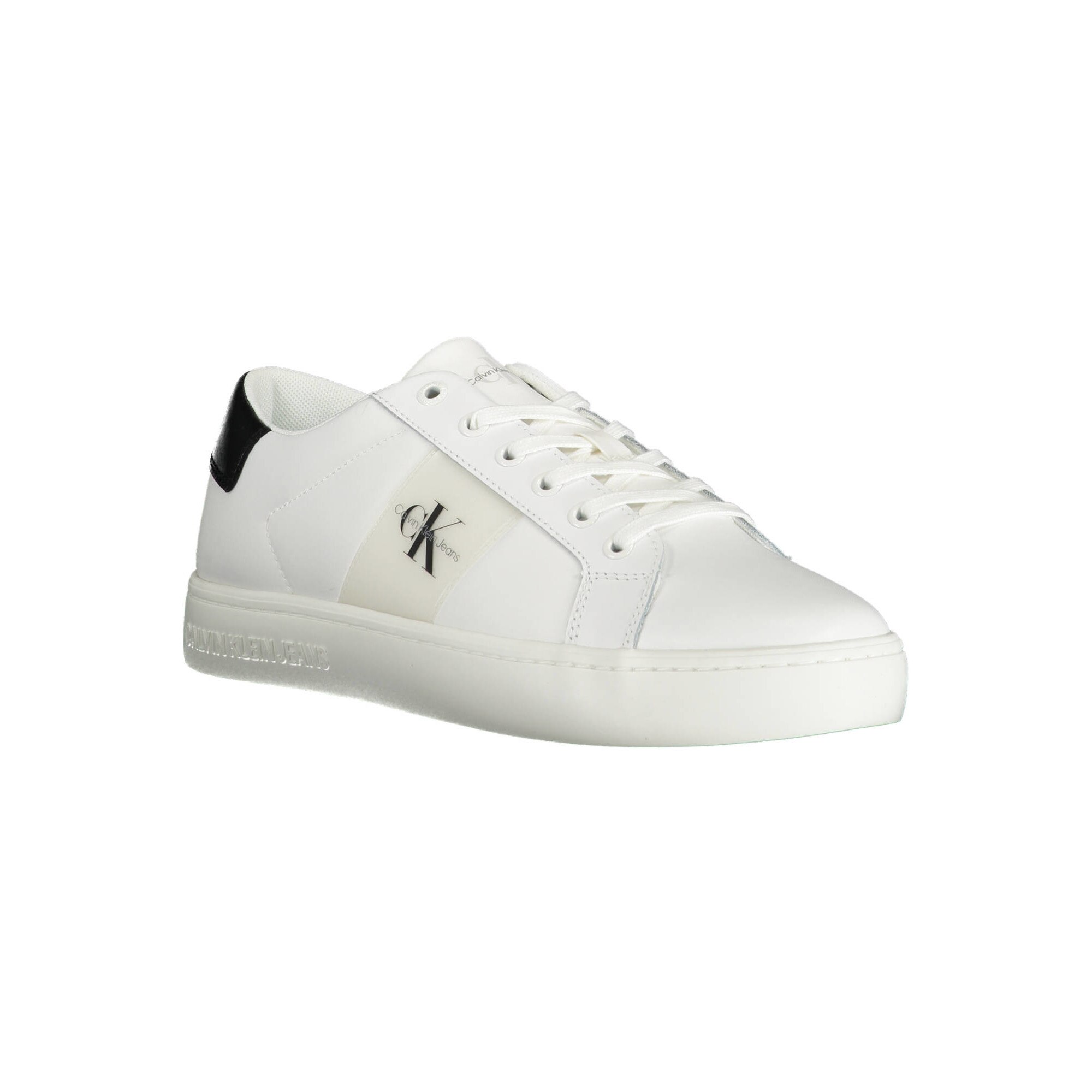 Pantofi sport, Calvin Klein, 9215344, Logo, Alb, 45 EU - eMAG.ro