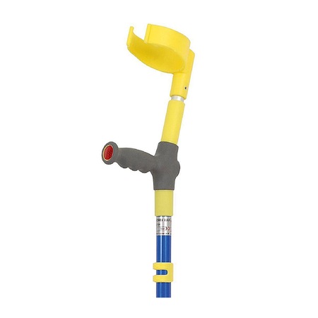 Carja ergonomica cu suport antebrat pentru copii, galbena, marime S ...