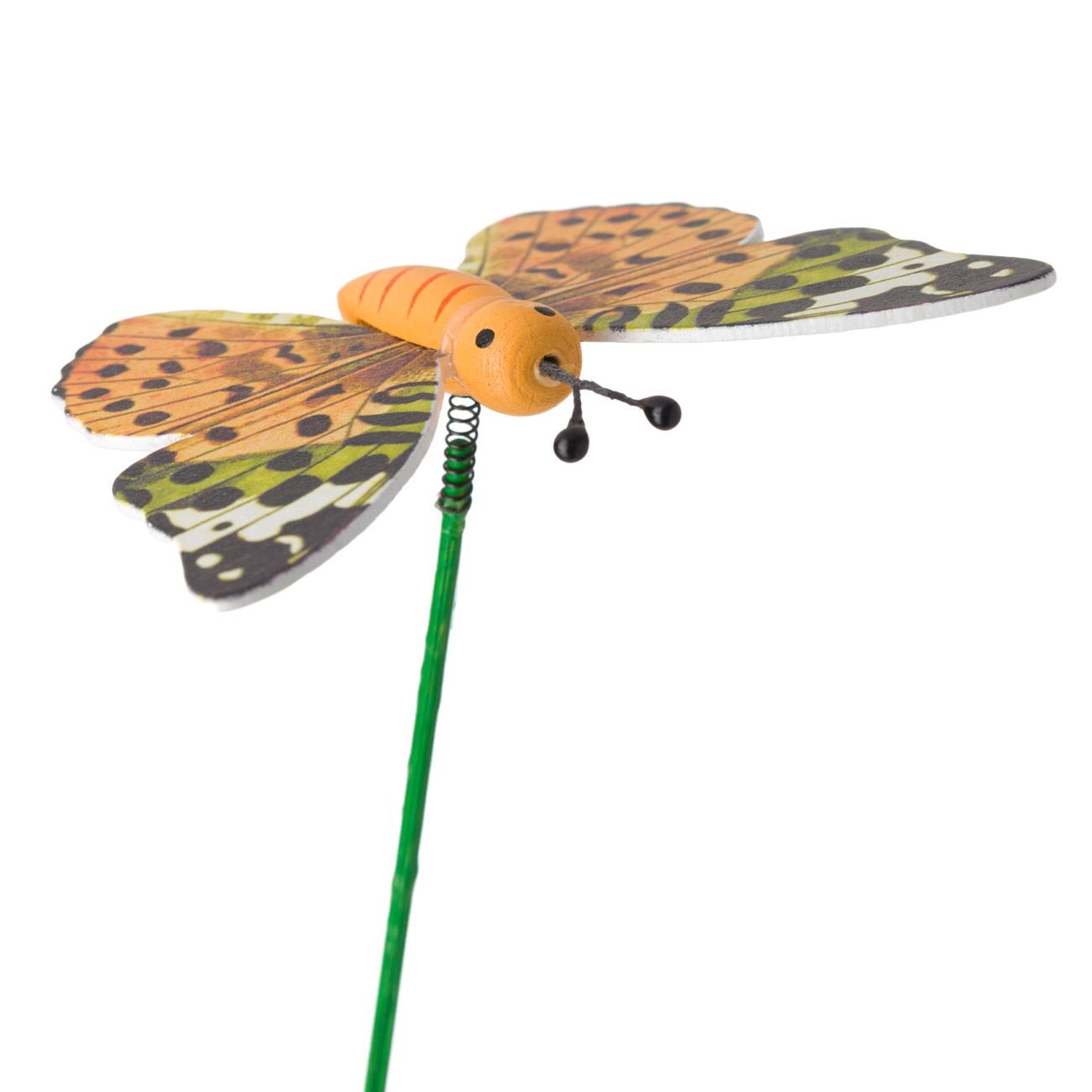 Bat de lemn cu fluturas colorat de Paste, Maison du Paradis, 25 cm ...