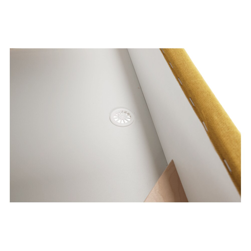 Coltar extensibil cu tapiterie textil galben mustar stanga Fabia ...